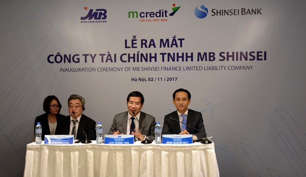 Ra mắt Công ty Tài chính TNHH MB SHINSEI
