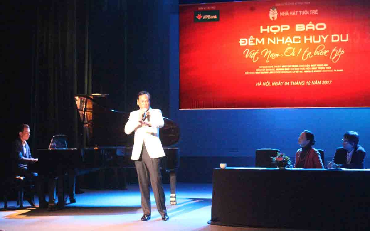 Kể câu chuyện đẹp về những bản tình ca của Huy Du