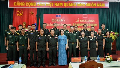 Khai mạc lớp tập huấn nghiệp vụ cho cán bộ tòa án quân sự Lào