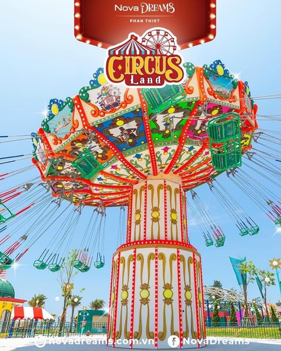 Công viên giải trí ven biển Circus Land chính thức mở cửa tại NovaWorl