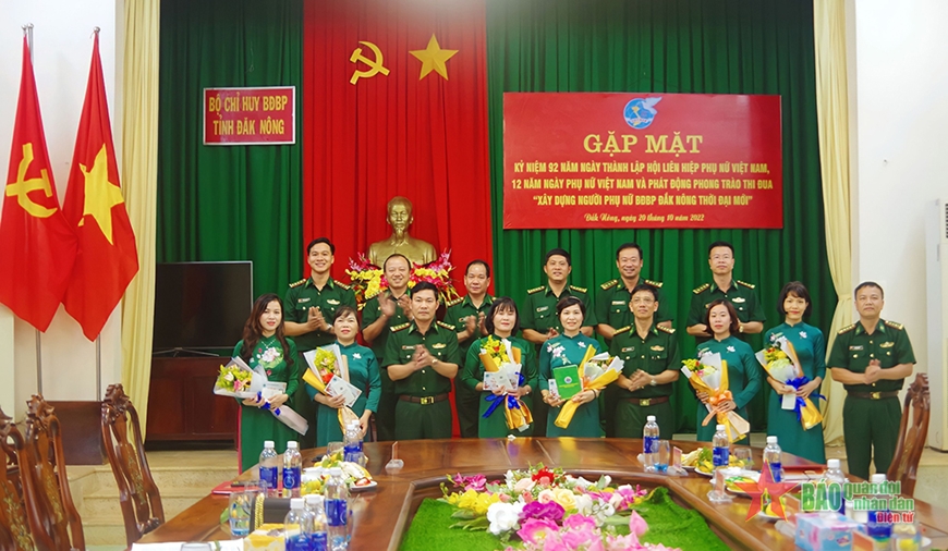 Xây dựng người phụ nữ Bộ đội Biên phòng Đắk Nông thời đại mới