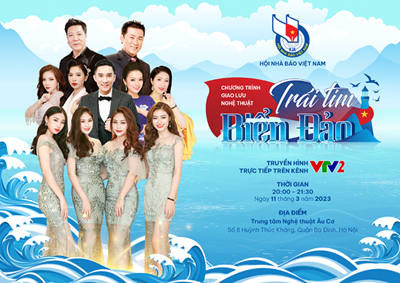 Nhiều nghệ sĩ nổi tiếng tham gia chương trình “Trái tim biển đảo”