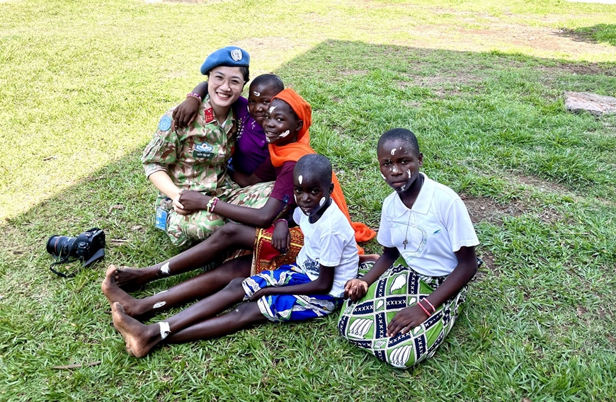 Nữ quân nhân gìn giữ hòa bình Việt Nam ở phái bộ Minusca