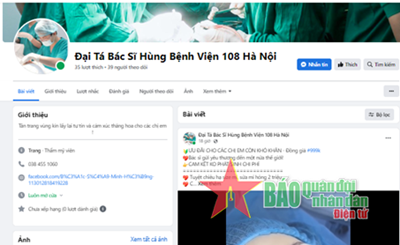 Bệnh viện Trung ương Quân đội 108 cảnh báo