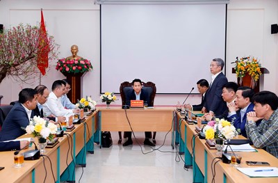 Bộ Tài nguyên và Môi trường làm việc với Sở TNMT tỉnh Ninh Bình