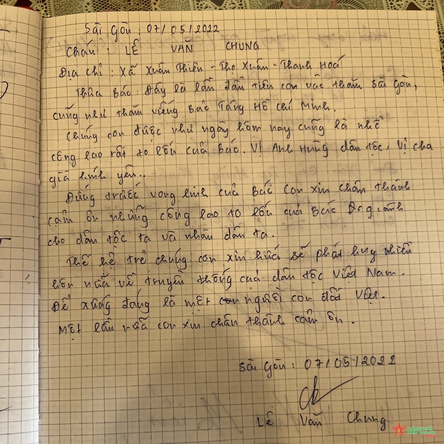 Nhớ Bác qua những dòng lưu bút