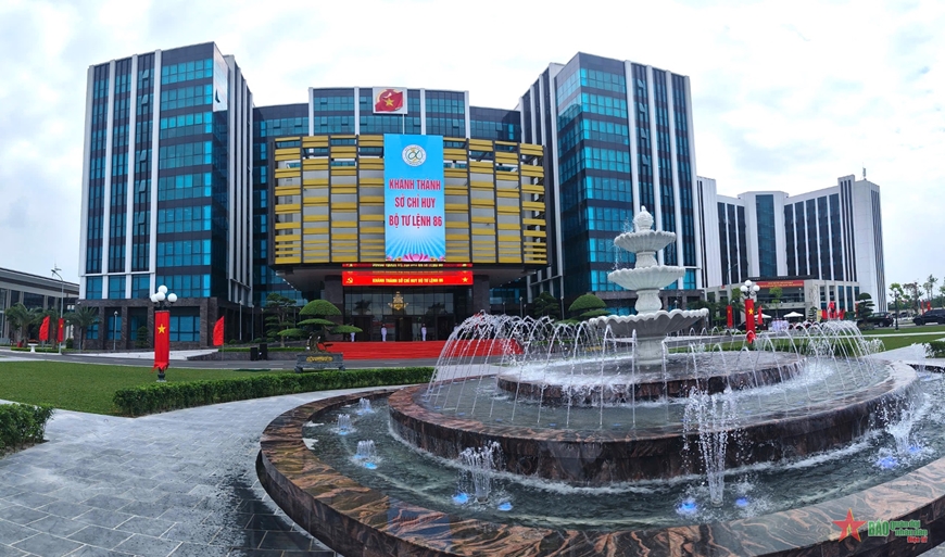 Lễ khánh thành công trình Sở chỉ huy Bộ tư lệnh 86