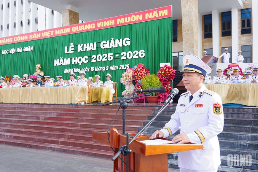 Học viện Hải quân khai giảng năm học 2025 - 2026