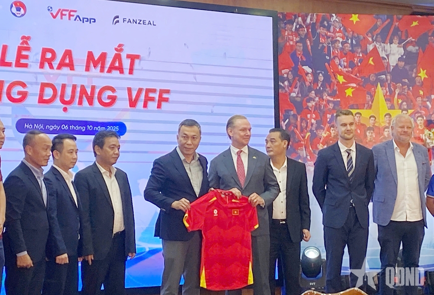 Ứng dụng VFF kết nối cầu thủ và người hâm mộ