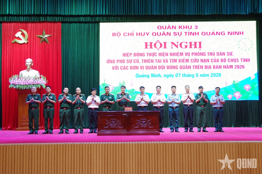 The Quang Ninh Provincial Military Command coordinates civil defense ...