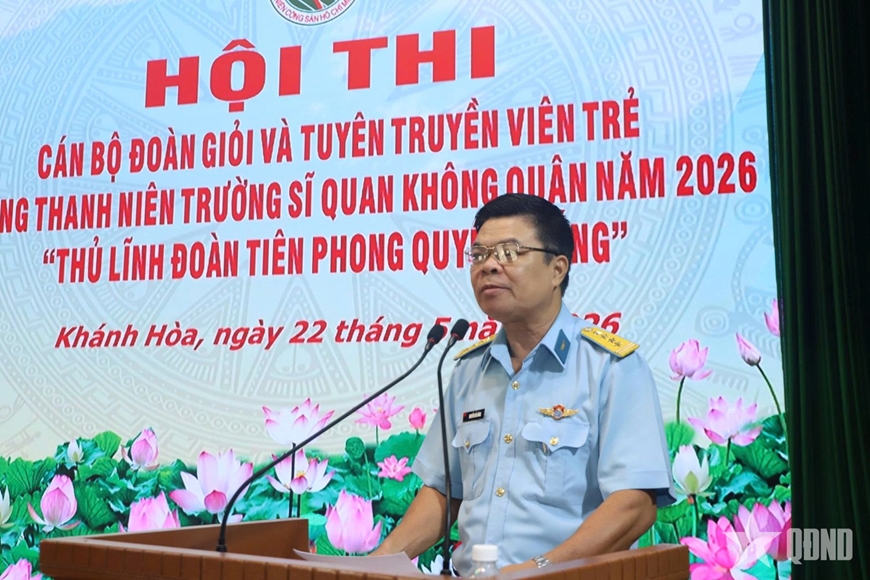 Hội thi cán bộ Đoàn giỏi Trường Sĩ quan Không quân