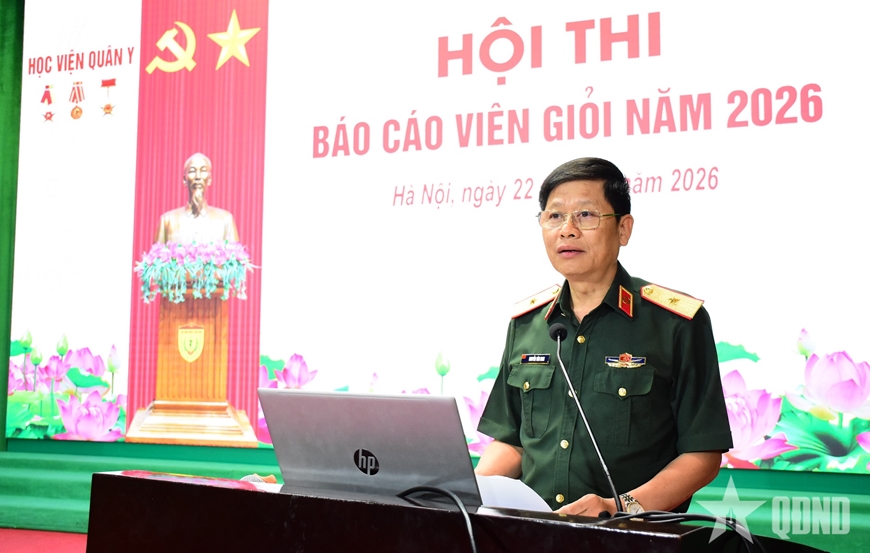 Học viện Quân y phát huy vai trò đội ngũ báo cáo viên
