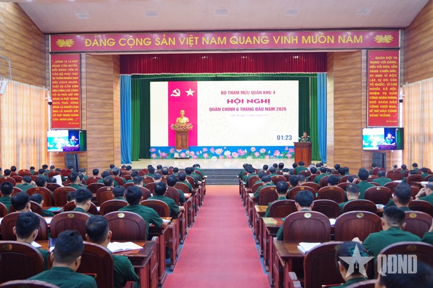 Bộ Tham mưu Quân khu 4 tổ chức Hội nghị Quân chính