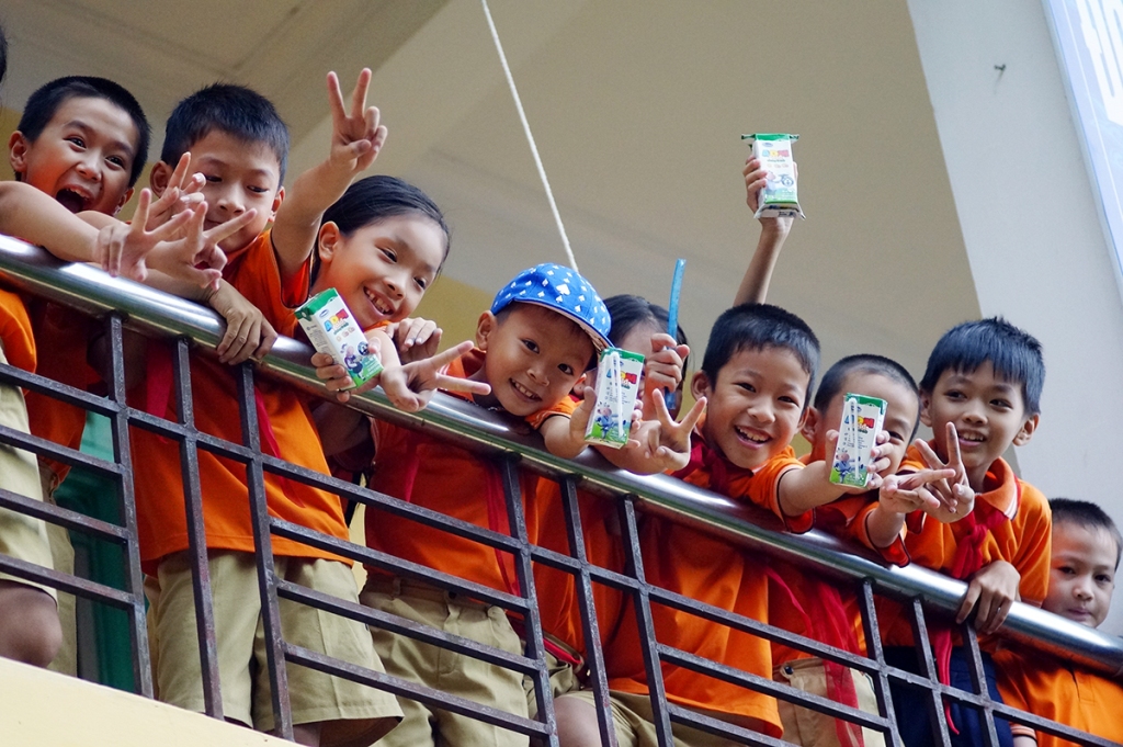 Children in Bac Ninh to benefit from school milk program