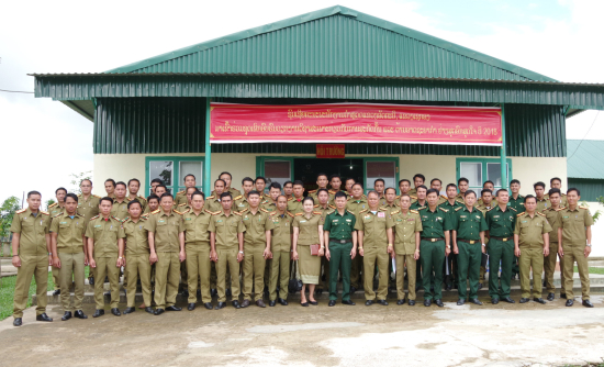 Training course on crime prevention opened for Lao police