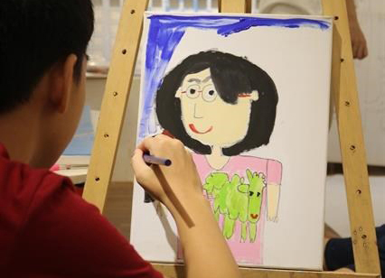 Exhibition showcases art works by autistic children