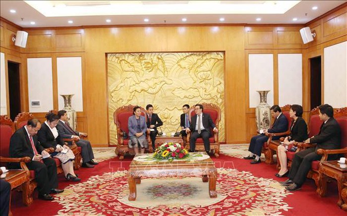 Party external relations chief welcomes Lao guest