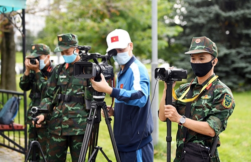 PAN reporters during Army Games 2020