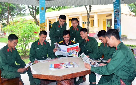 One day of new recruits of Regiment 43