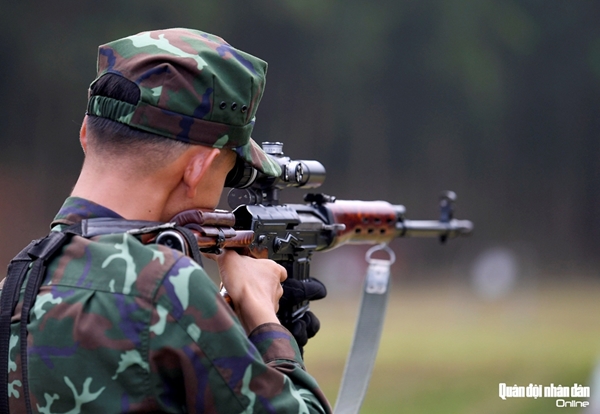 Vietnamese snipers in advanced training for Army Games 2021