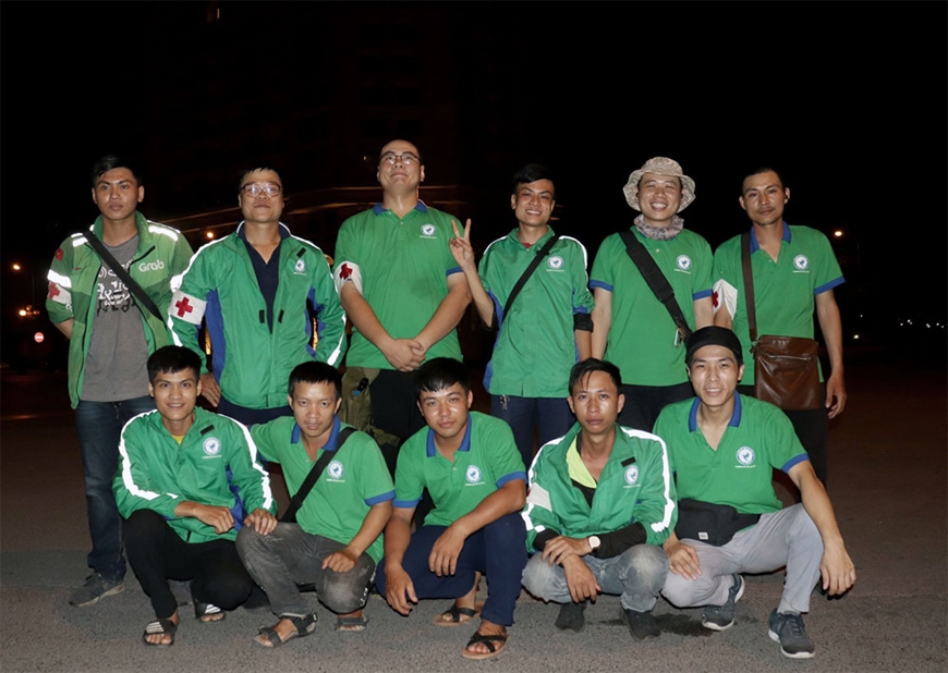 Street angels in Hanoi