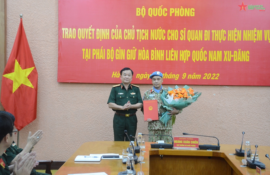 Vietnamese officer to take on duties at UNMISS
