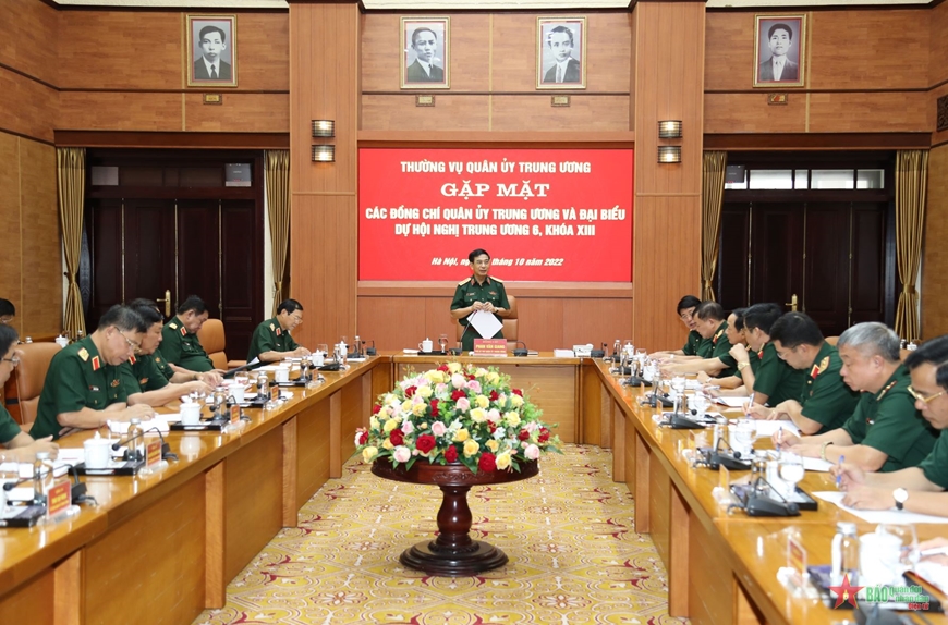 CMC meets with military delegates to sixth plenum of 13th Party Central ...