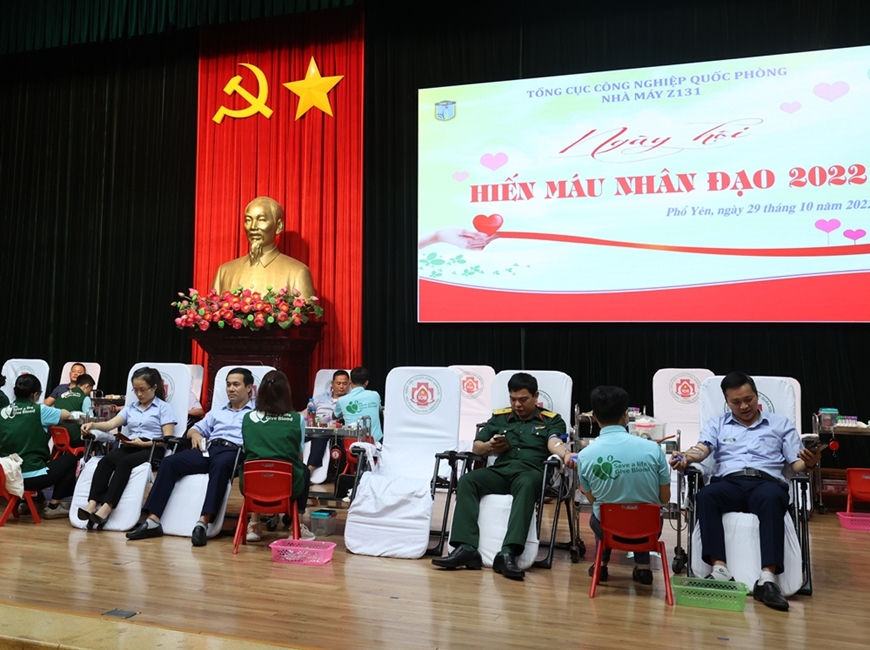 Z131 Factory launches blood donation drive