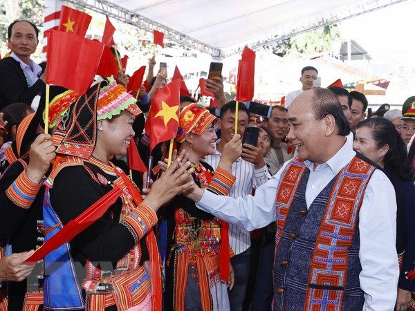 President attends festival of great national unity in Lai Chau