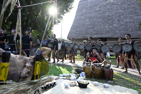 New rice celebration of Jrai ethnic people