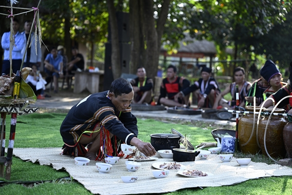 New rice celebration of Jrai ethnic people