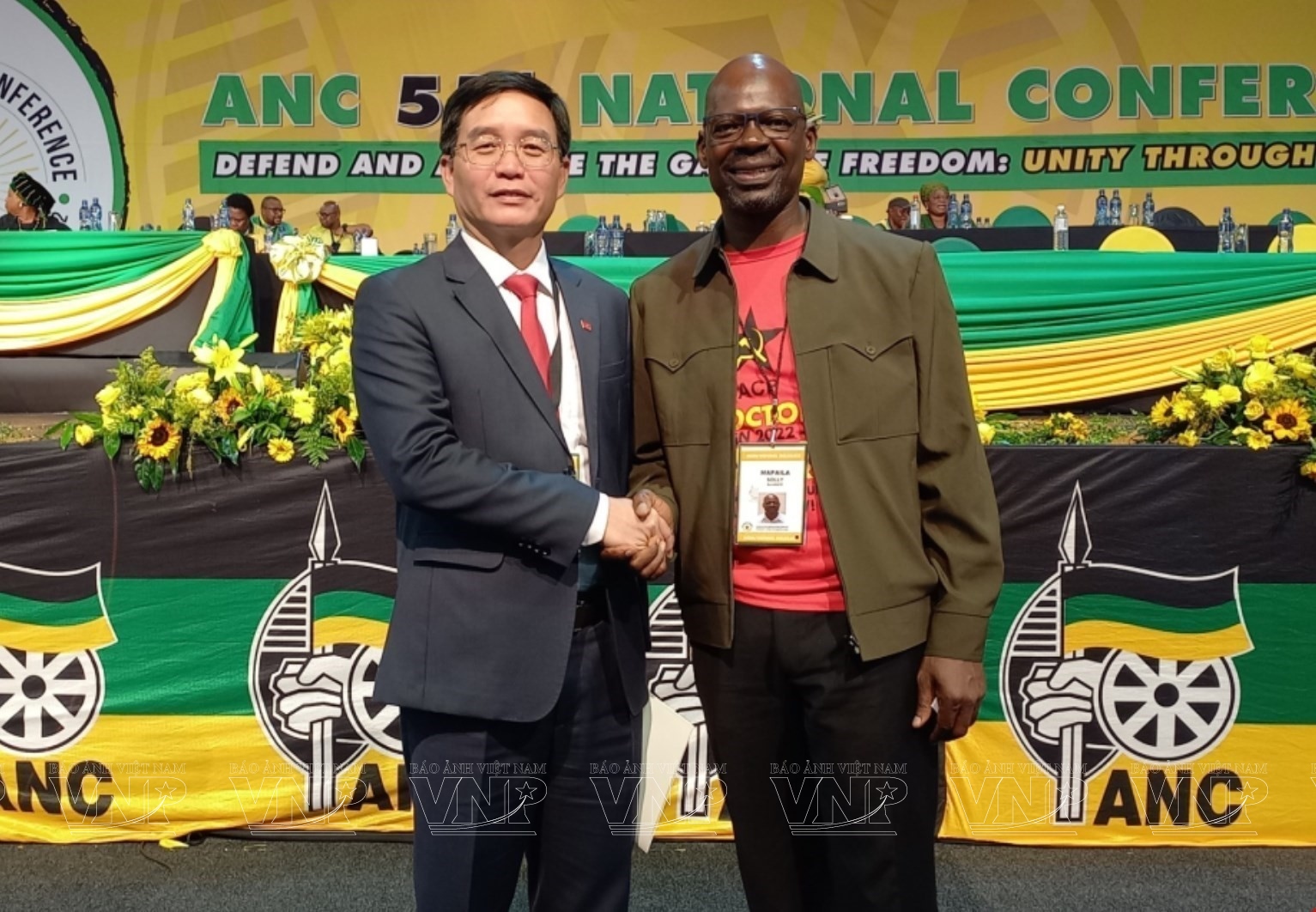 Party delegation attends African National Congress’s national conference