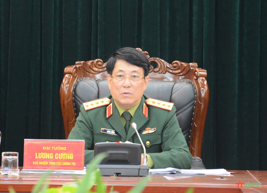 General Luong Cuong chairs meeting of top GDP leaders