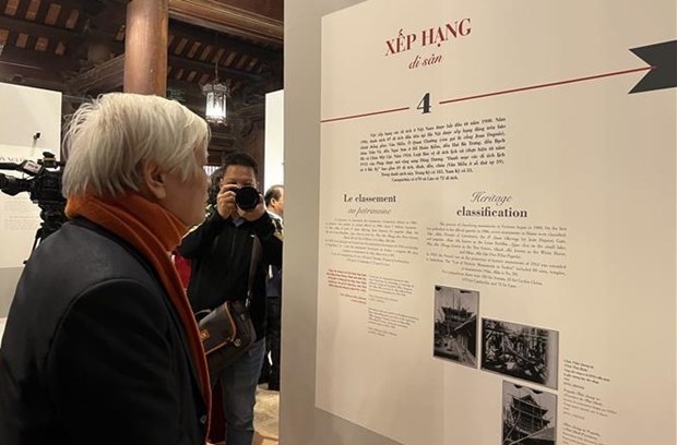 Exhibition showcases preservation of Van Mieu - Quoc Tu Giam from 1898-1954