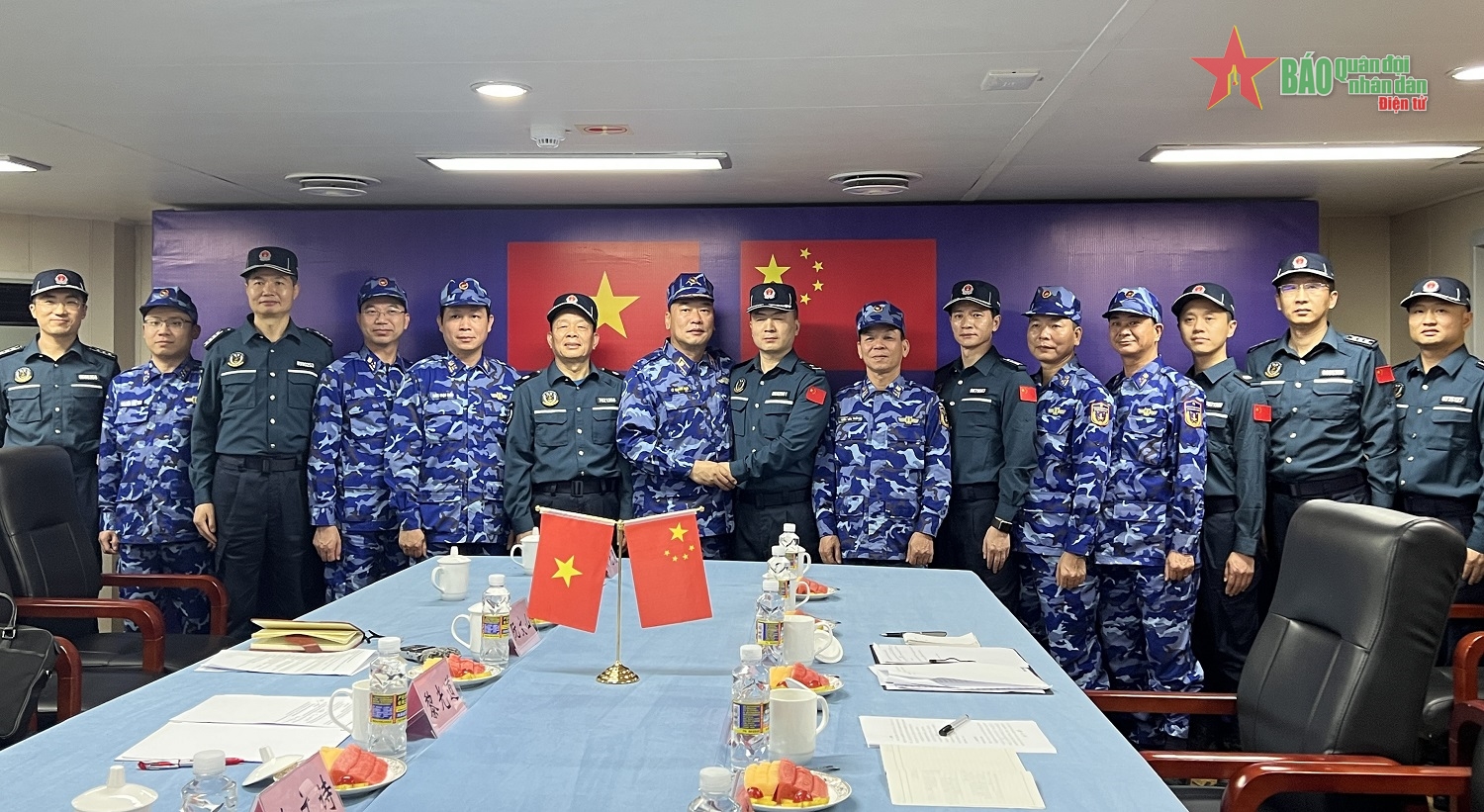 Vietnamese and Chinese Coast Guards’ joint patrol wrapped up