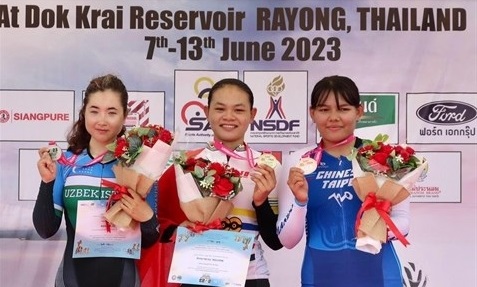Vietnamese cyclists win gold and bronze at Asian Junior Road Cycling ...
