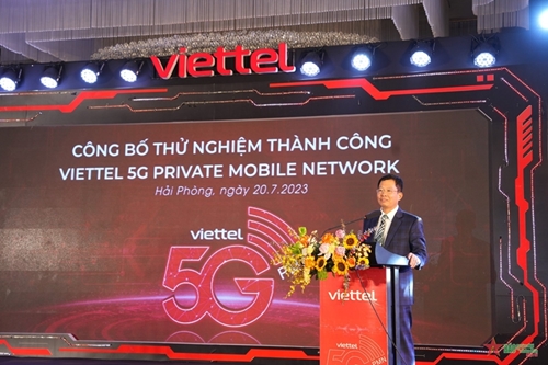 Viettel succeeds in piloting 5G private mobile network