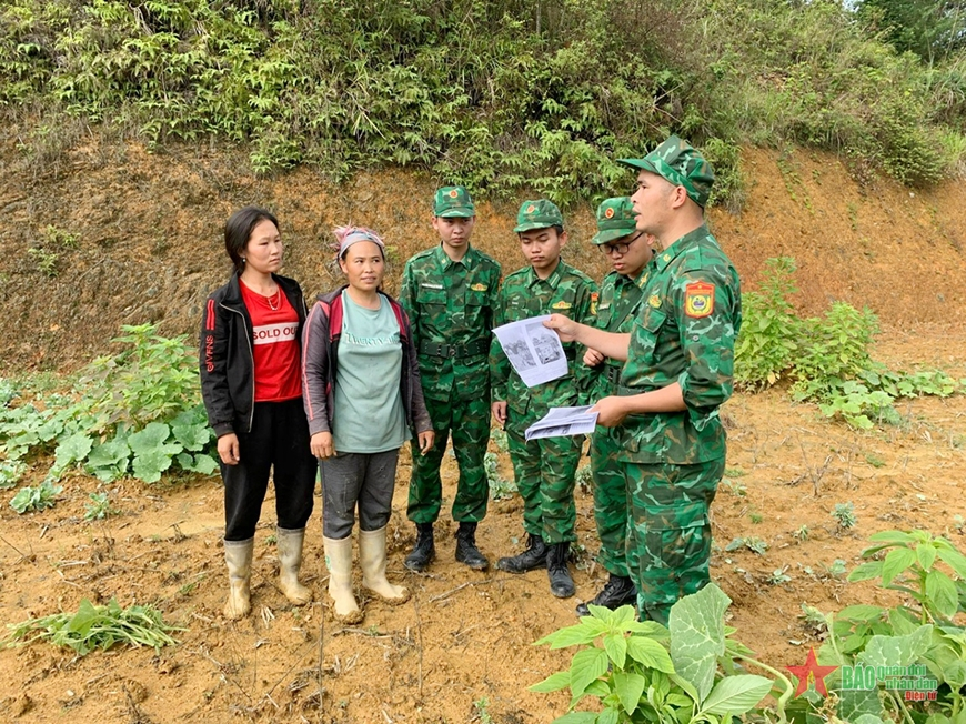 Border posture in Xin Cai border commune