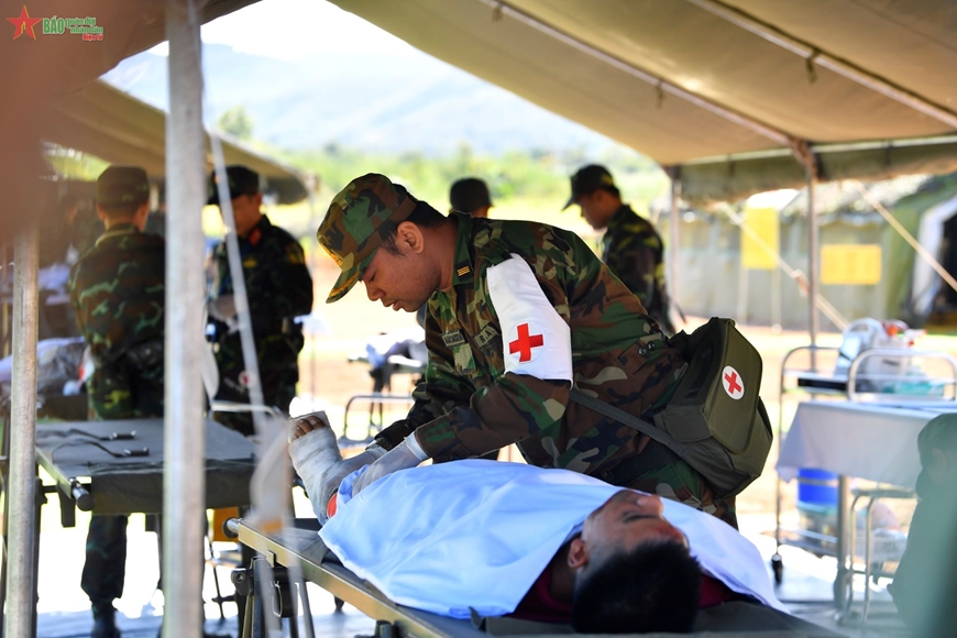 Vietnam-Laos-Cambodia joint military medical exercise conducted