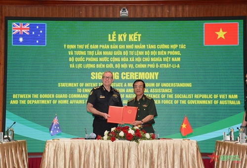 Vietnam Border Guard Command, Australian Border Force enhance cooperation