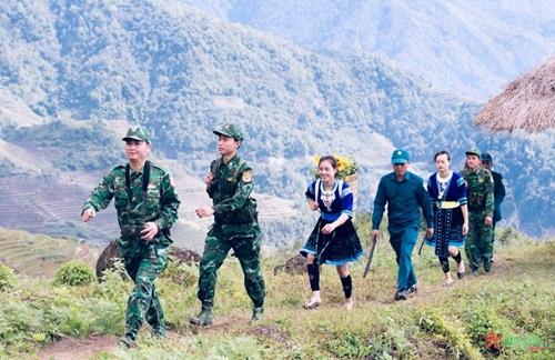 Border guard force firm fulcrum in border areas