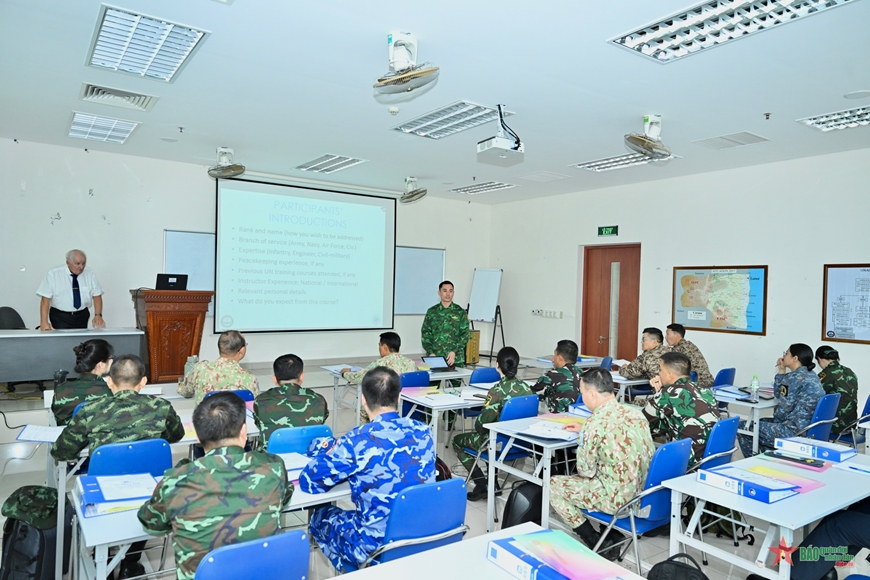 Trainer course on U.N. military observers training 2024 started