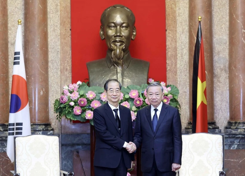 State President hosts RoK Prime Minister