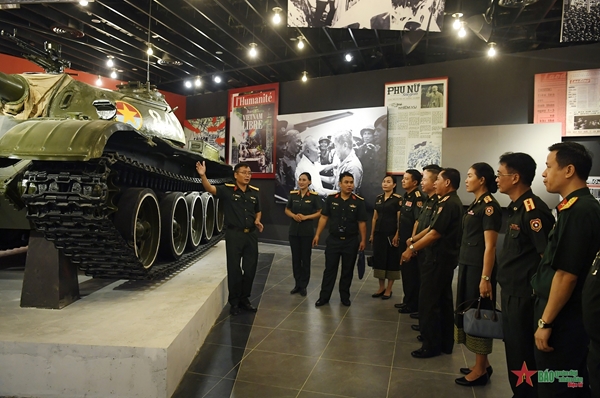 Modern exhibition space at Vietnam Museum of Military History