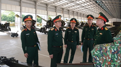 GDP’s delegation inspects Artillery Brigade 45