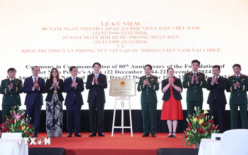 Vietnamese Defense Attaché Office in Chile Inaugurated