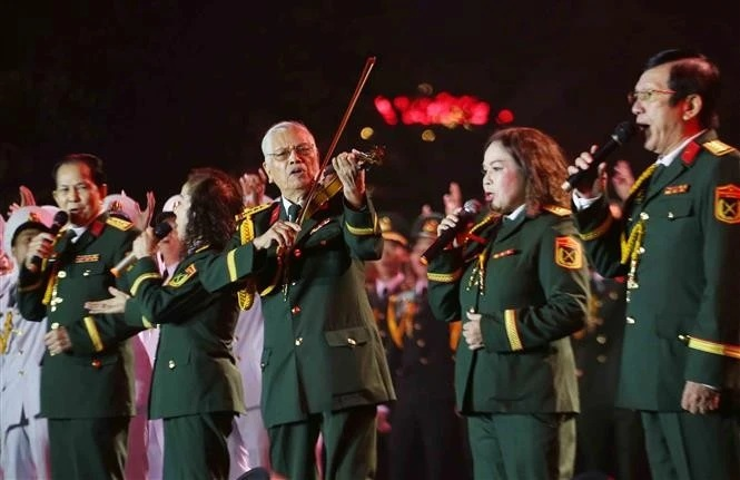 Exhibition on 80 years of military culture and arts opens in Hanoi