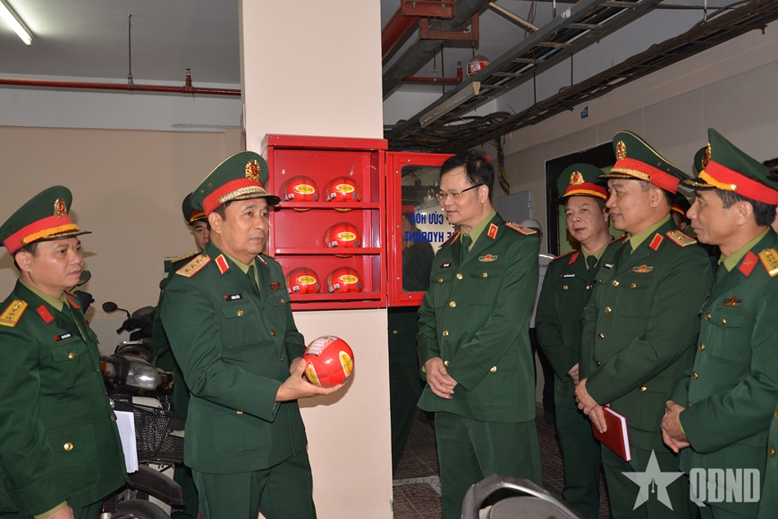 General Staff inspects combat readiness and Tet preparations at units