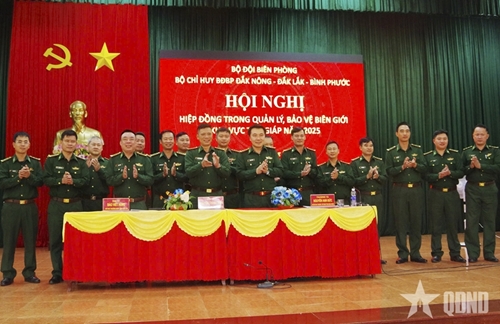 Border guards join hands in border protection