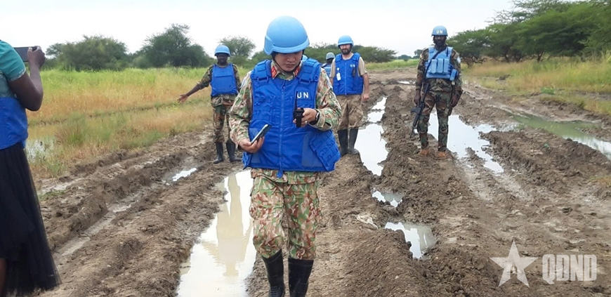 Military observers active in U.N. peacekeeping mission